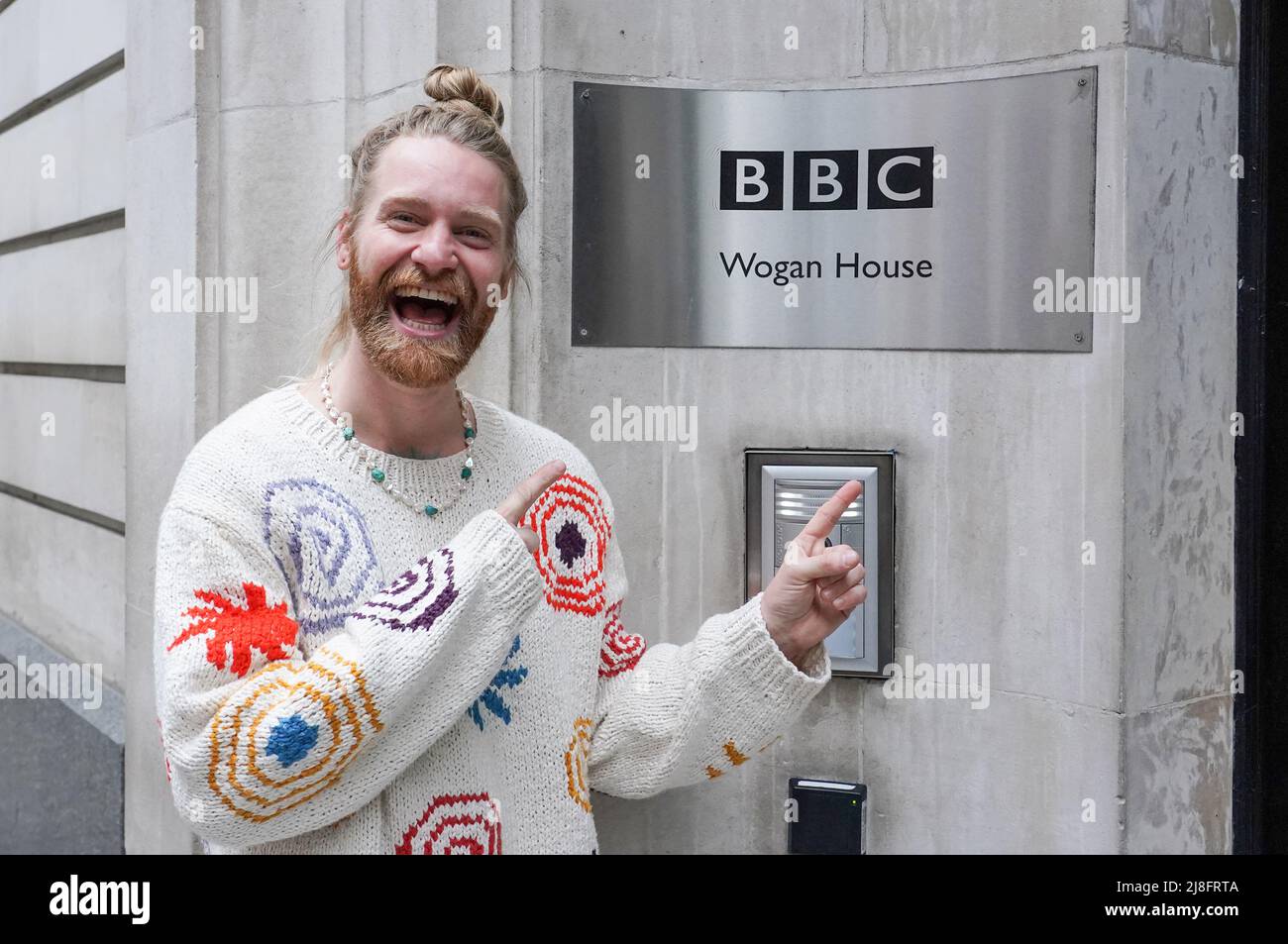 Sam Ryder, who finished second in the final of the Eurovision 2022 Song ...