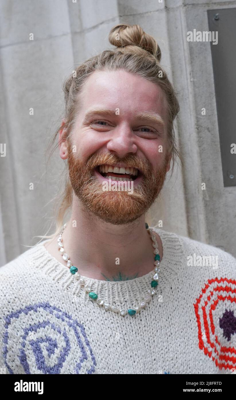 Sam Ryder, who finished second in the final of the Eurovision 2022 Song ...