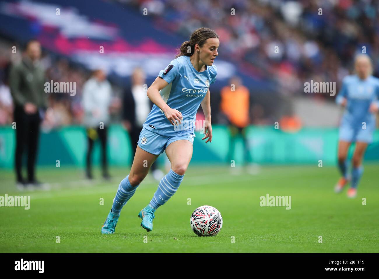 London, UK. 15th May, 2022. Hayley Raso of Manchester City during the ...