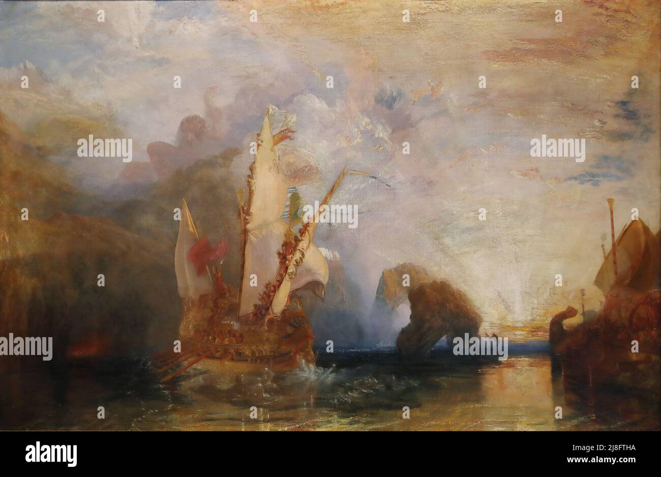 Ulysses deriding Polyphemus - Homer's Odyssey by Joseph Mallord William ...
