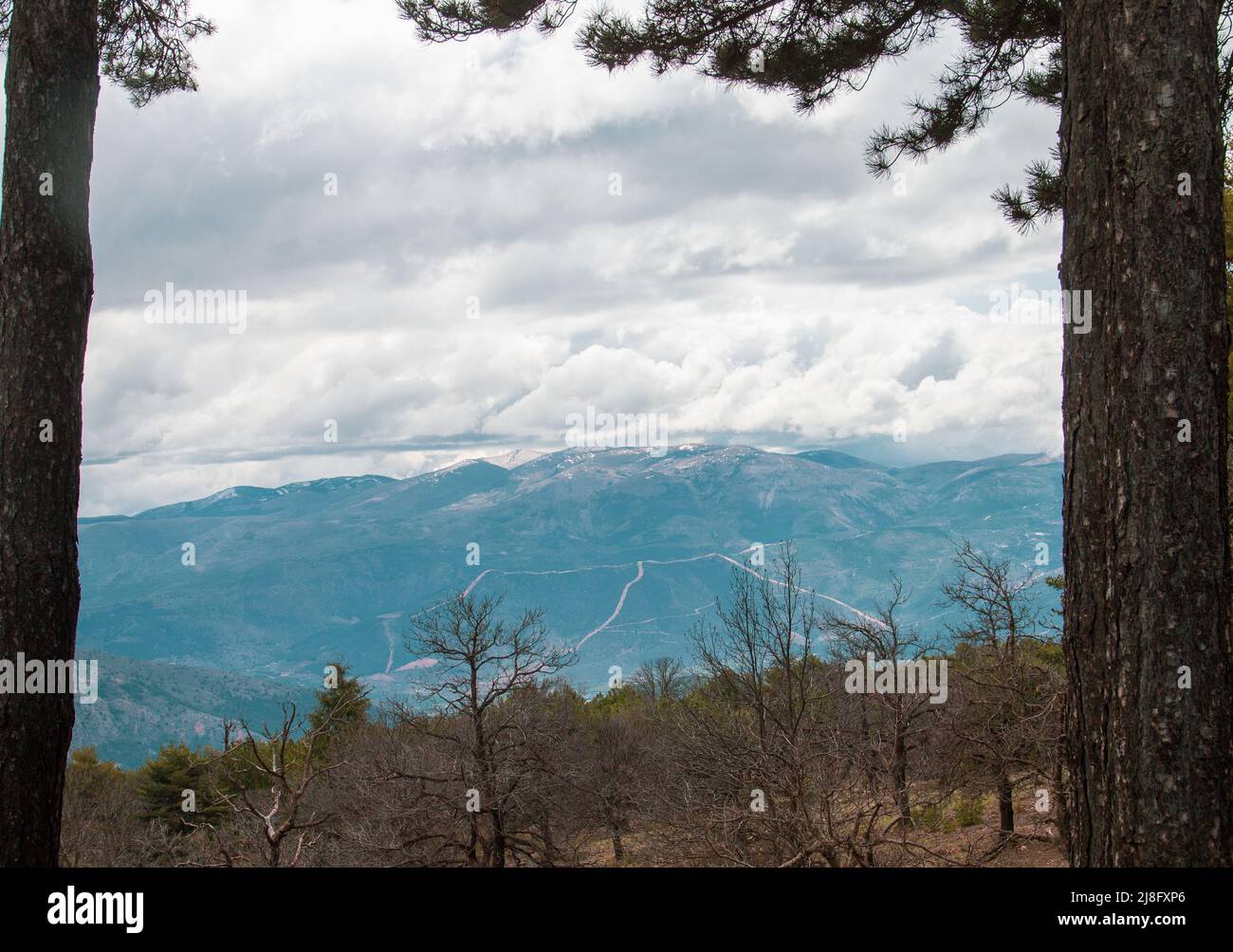Mountain range of Gador, Spain Stock Photo - Alamy