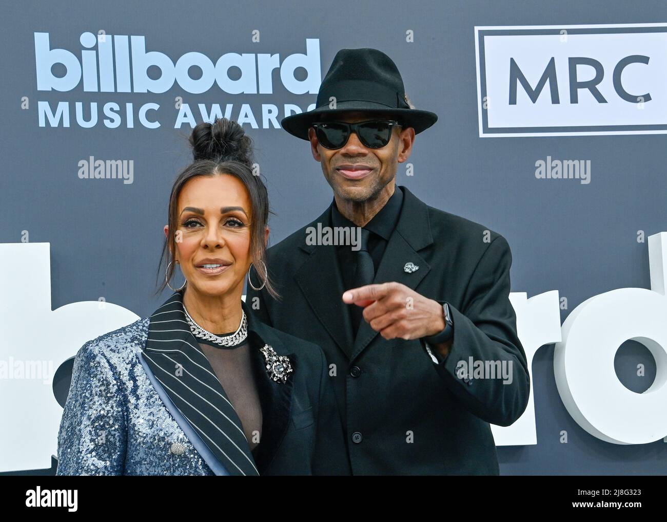 Las Vegas, United States. 16th May, 2022. Lisa Padilla and Jimmy Jam ...