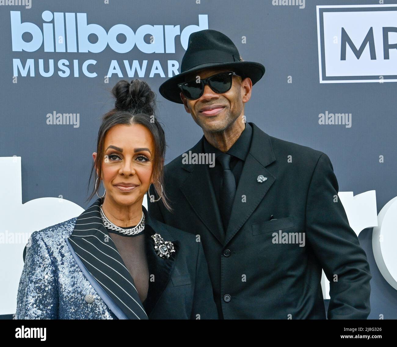 Las Vegas, United States. 16th May, 2022. Lisa Padilla and Jimmy Jam ...