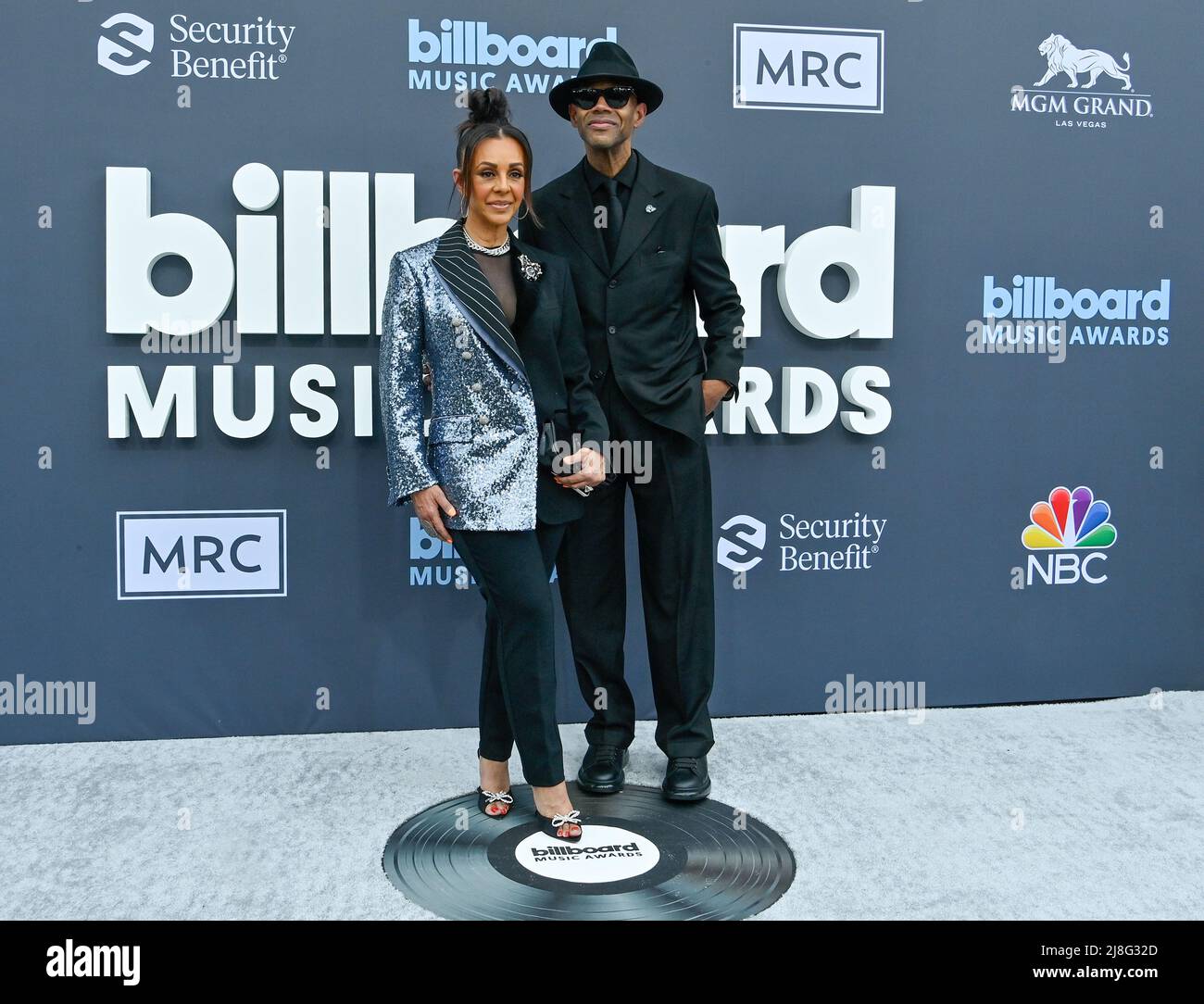 Las Vegas, United States. 16th May, 2022. Lisa Padilla and Jimmy Jam ...