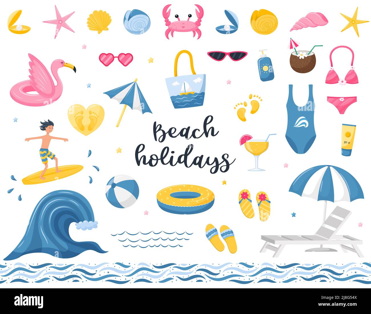 Beach Clipart Border