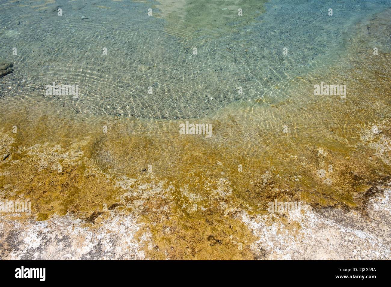 Overview of seabed from above, transparent water Stock Photo - Alamy