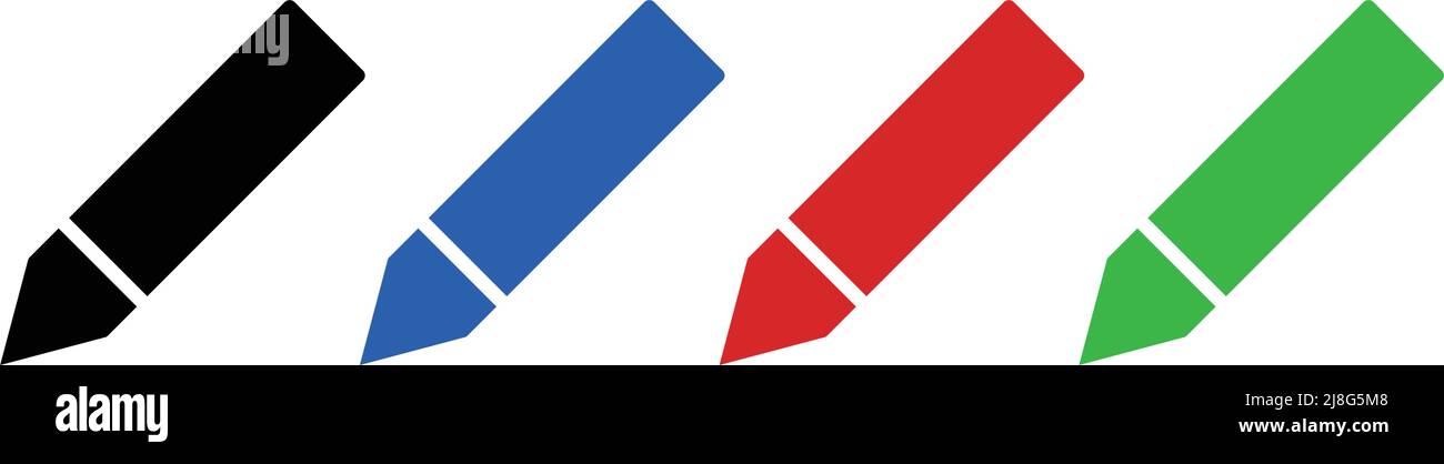 Media pens Stock Vector Images - Alamy