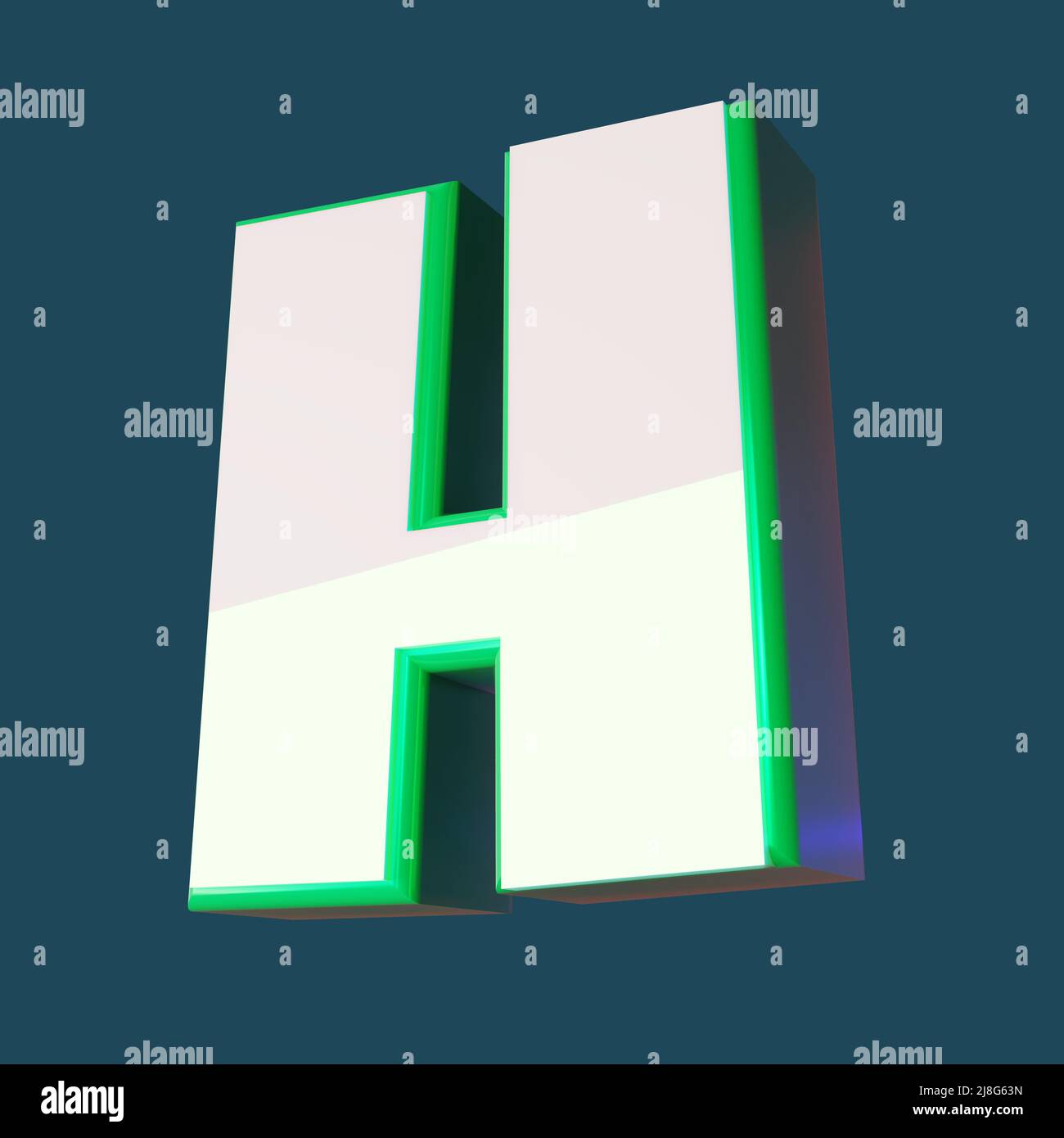 3D Glossy alphabets. Colorful 3D alphabets. 3D rendered colorful ...