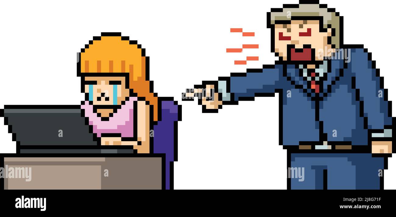 Woman angry computer typing Stock Vector Images - Alamy