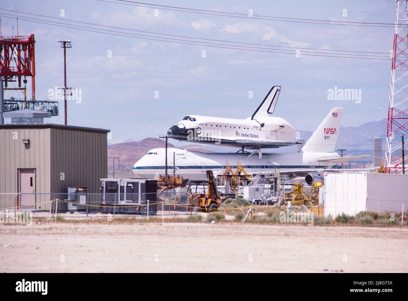 Space Shuttle Endeavour on top of Shuttle Carrier Aircraft "911" at ...