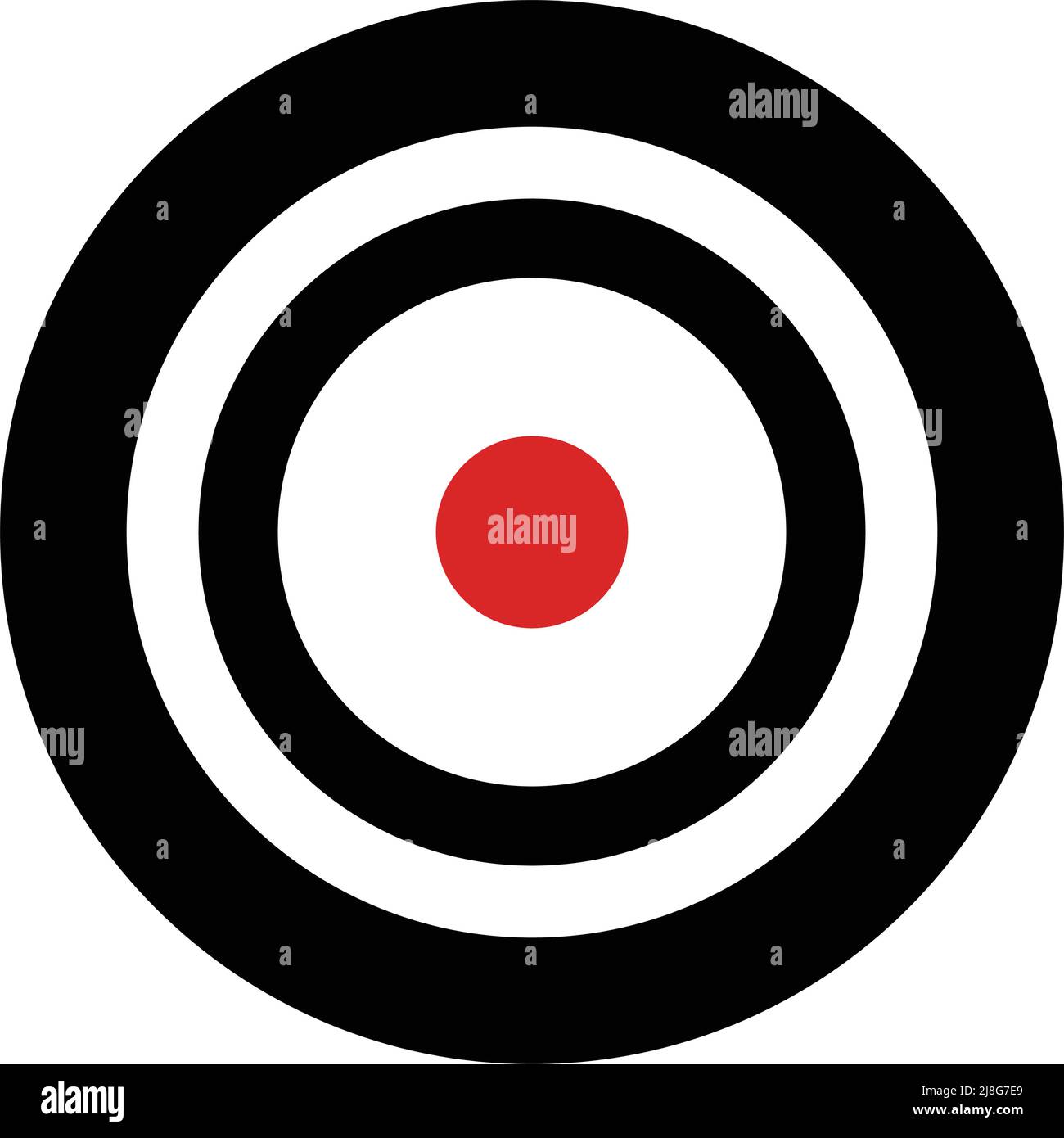 Target icon in black. Editable vector Stock Vector Image & Art - Alamy