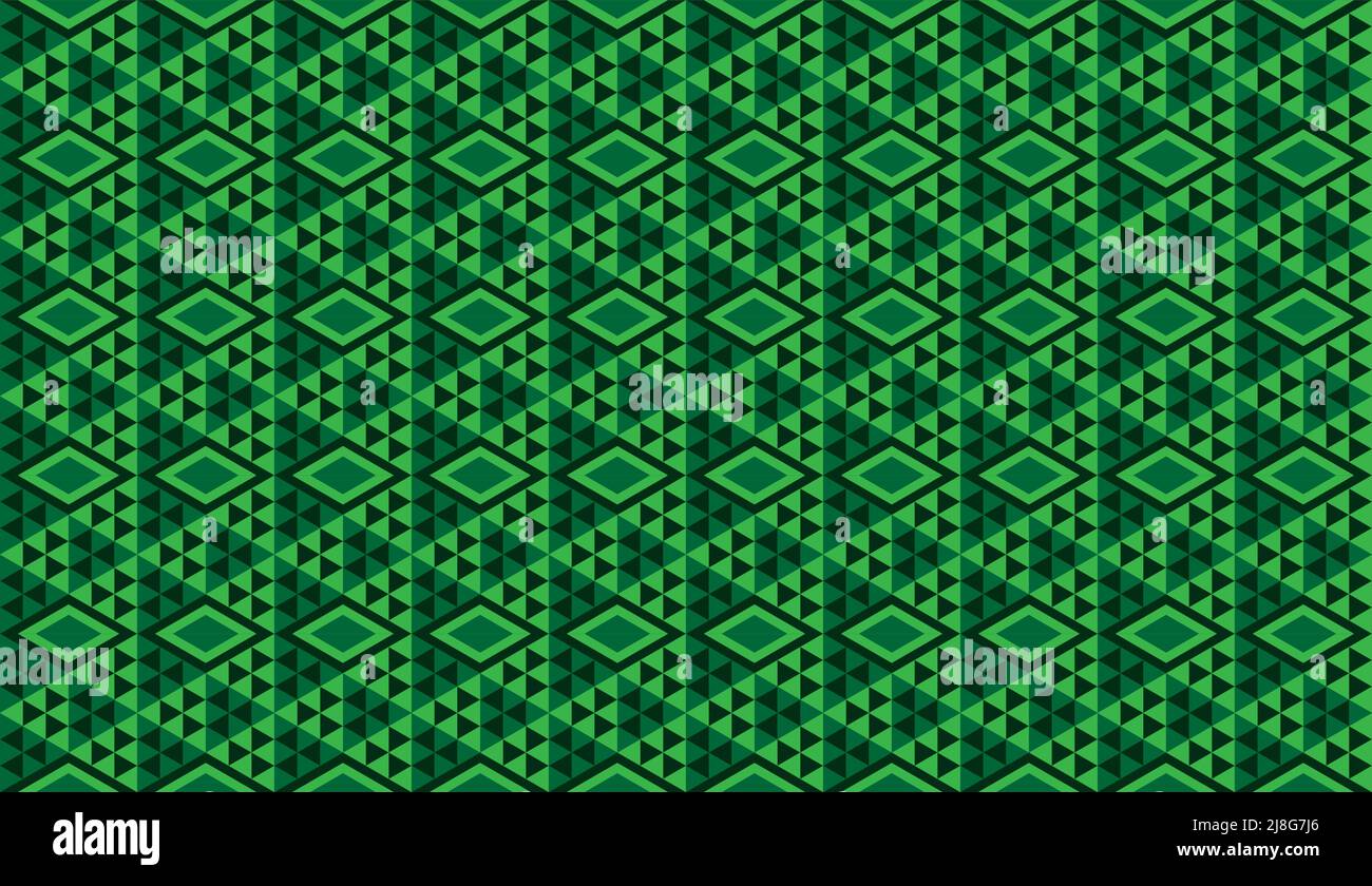 Abstract Green Triangles Ornament, Triangular Shapes Wallpaper ...
