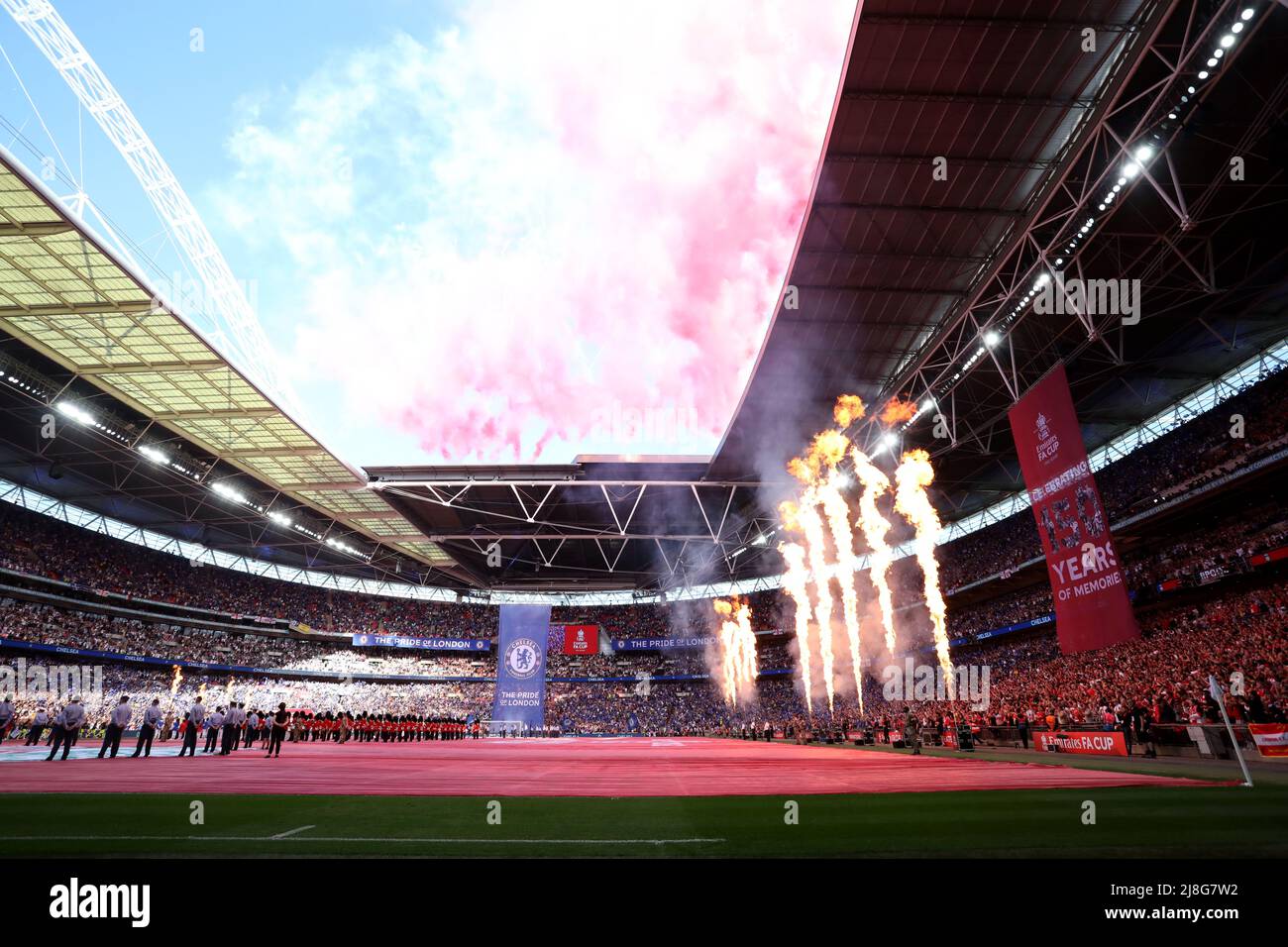 Pre match entertainment wembley stadium hi-res stock photography and ...