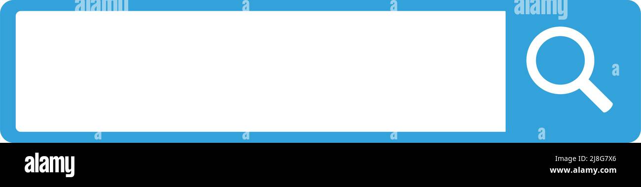 Light blue search box icon. Editable vector Stock Vector Image & Art ...