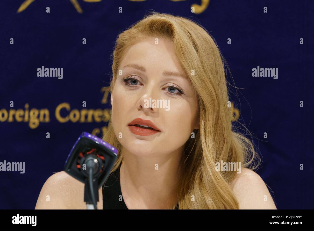 Tokyo, Japan. 16th May, 2022. Ukrainian singer Tina Karol attends a ...