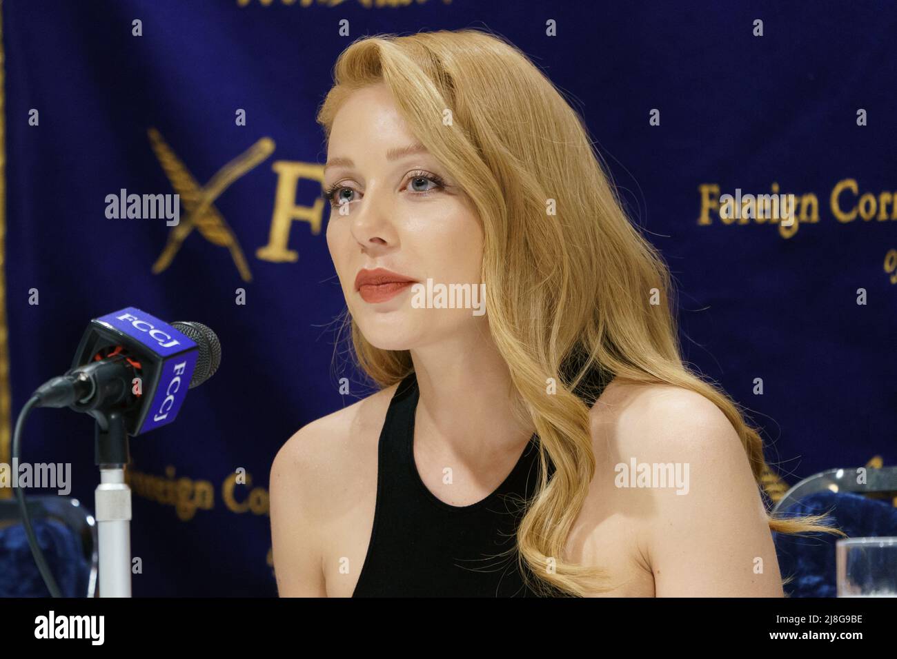 Tokyo, Japan. 16th May, 2022. Ukrainian singer Tina Karol attends a ...