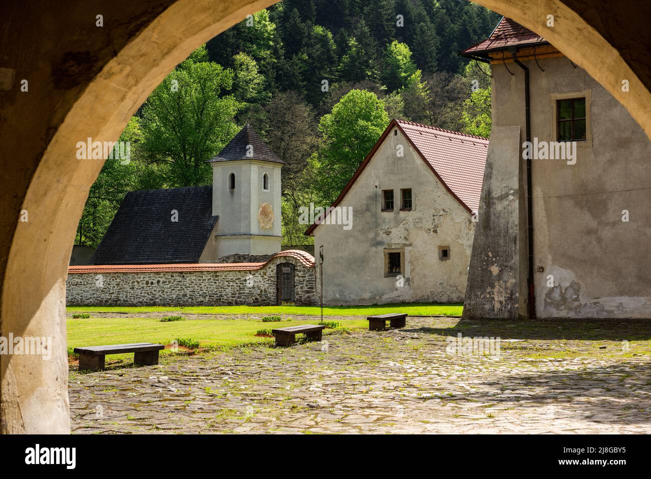 Red Monastery in Slovakia. Pieniny Mountains Architecture and Landmarks ...