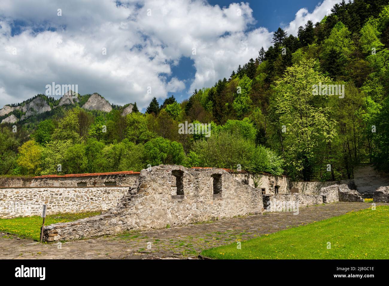 Red Monastery in Slovakia. Pieniny Mountains Architecture and Landmarks ...