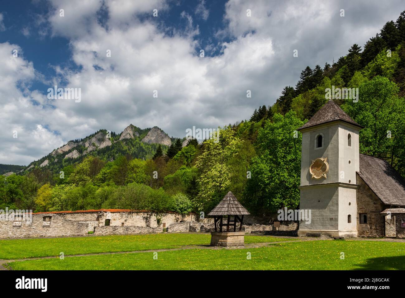 Red Monastery in Slovakia. Pieniny Mountains Architecture and Landmarks ...