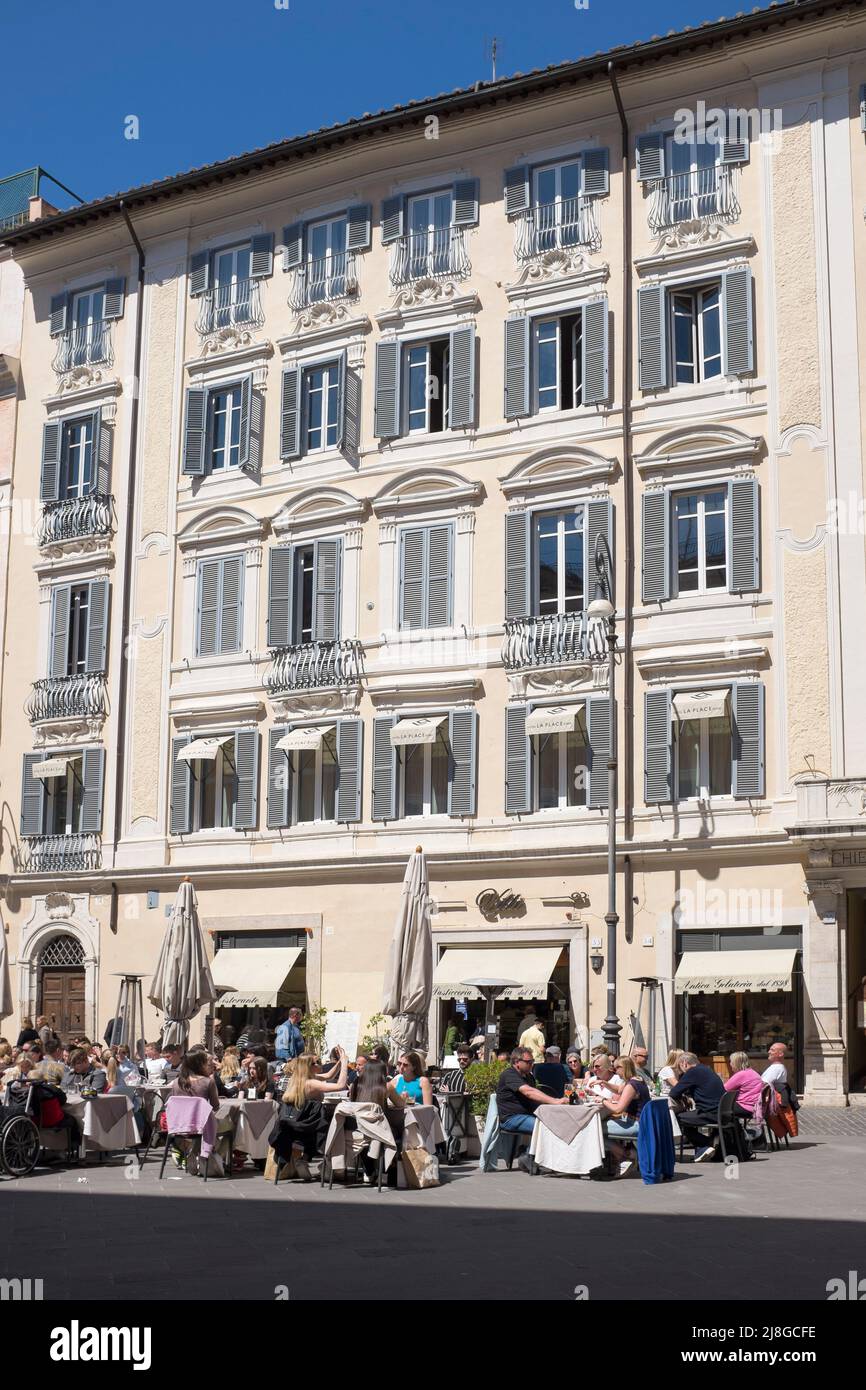 Antico Vitti Restaurant Piazza di San Lorenzo Rome Italy Stock Photo ...