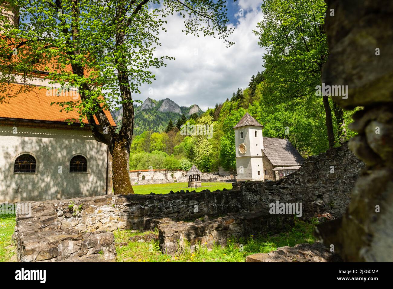 Red Monastery in Slovakia. Pieniny Mountains Architecture and Landmarks ...