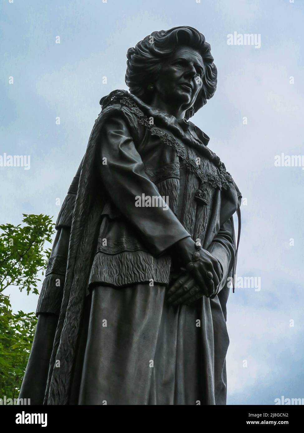 Margaret Thatcher, statue, sculpture, bronze statue, former British ...