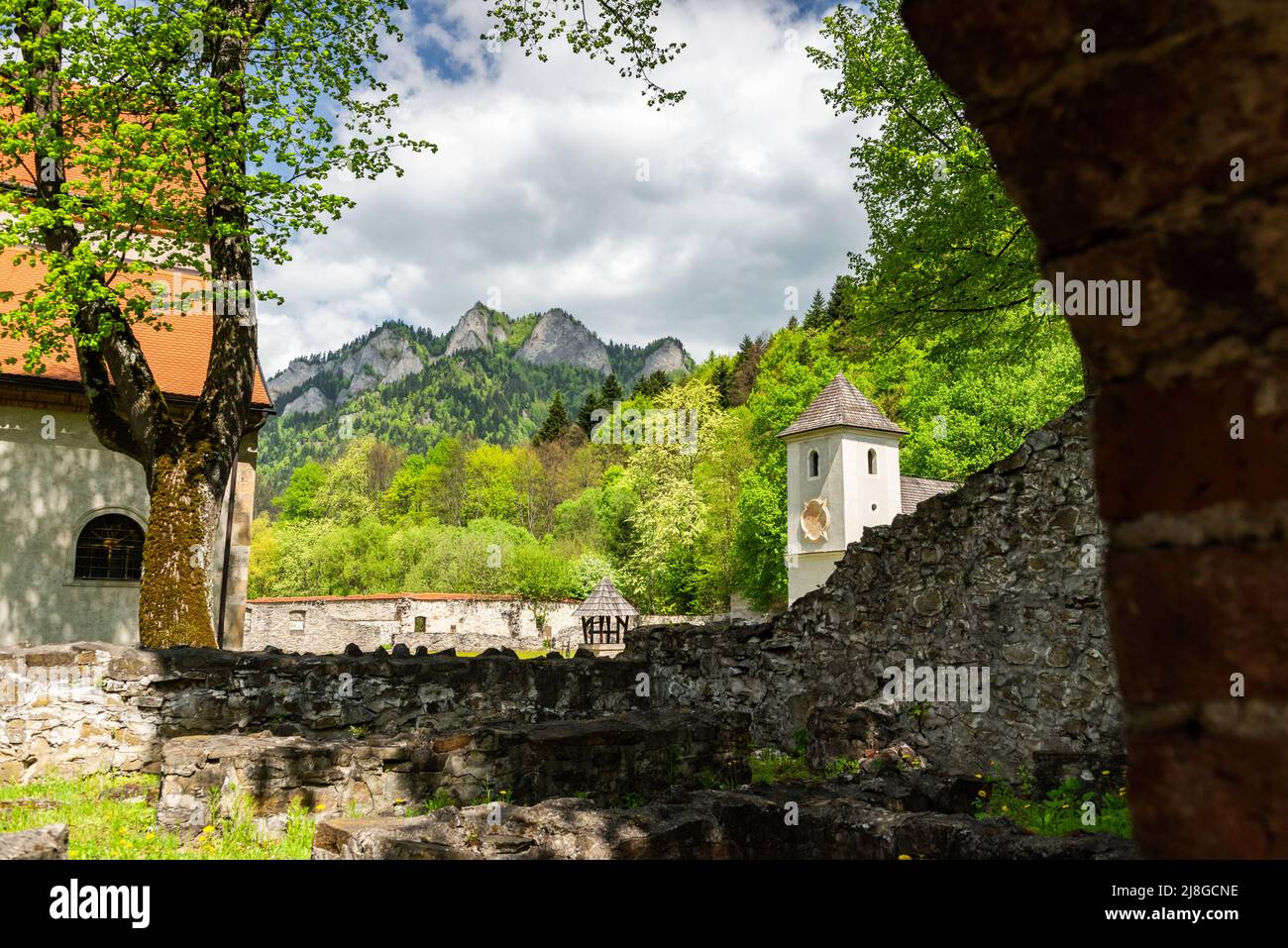 Red Monastery in Slovakia. Pieniny Mountains Architecture and Landmarks ...
