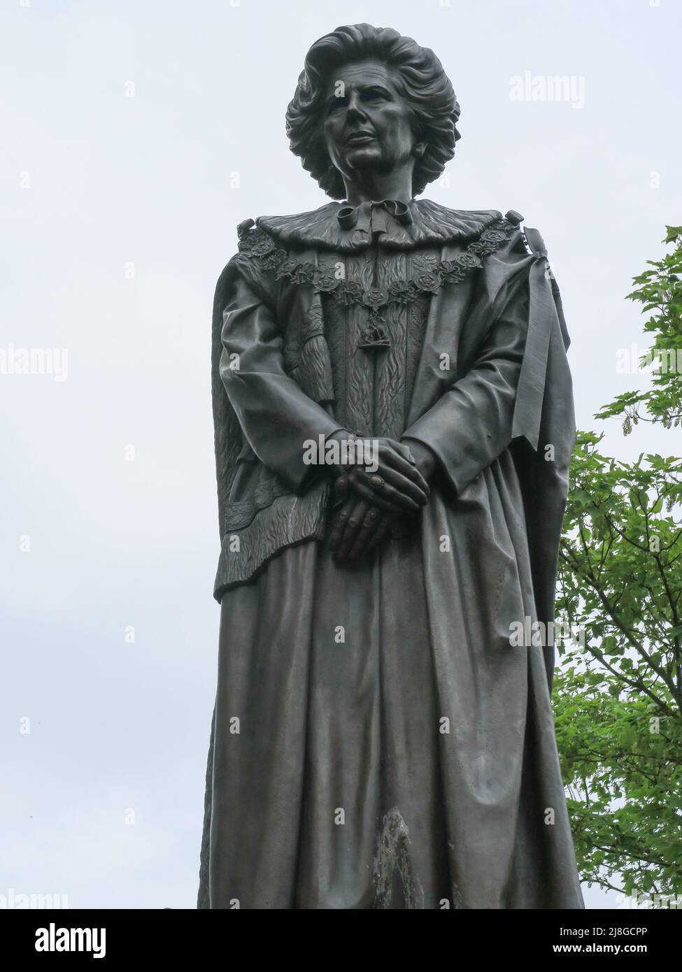 Margaret Thatcher, statue, sculpture, bronze statue, former British ...