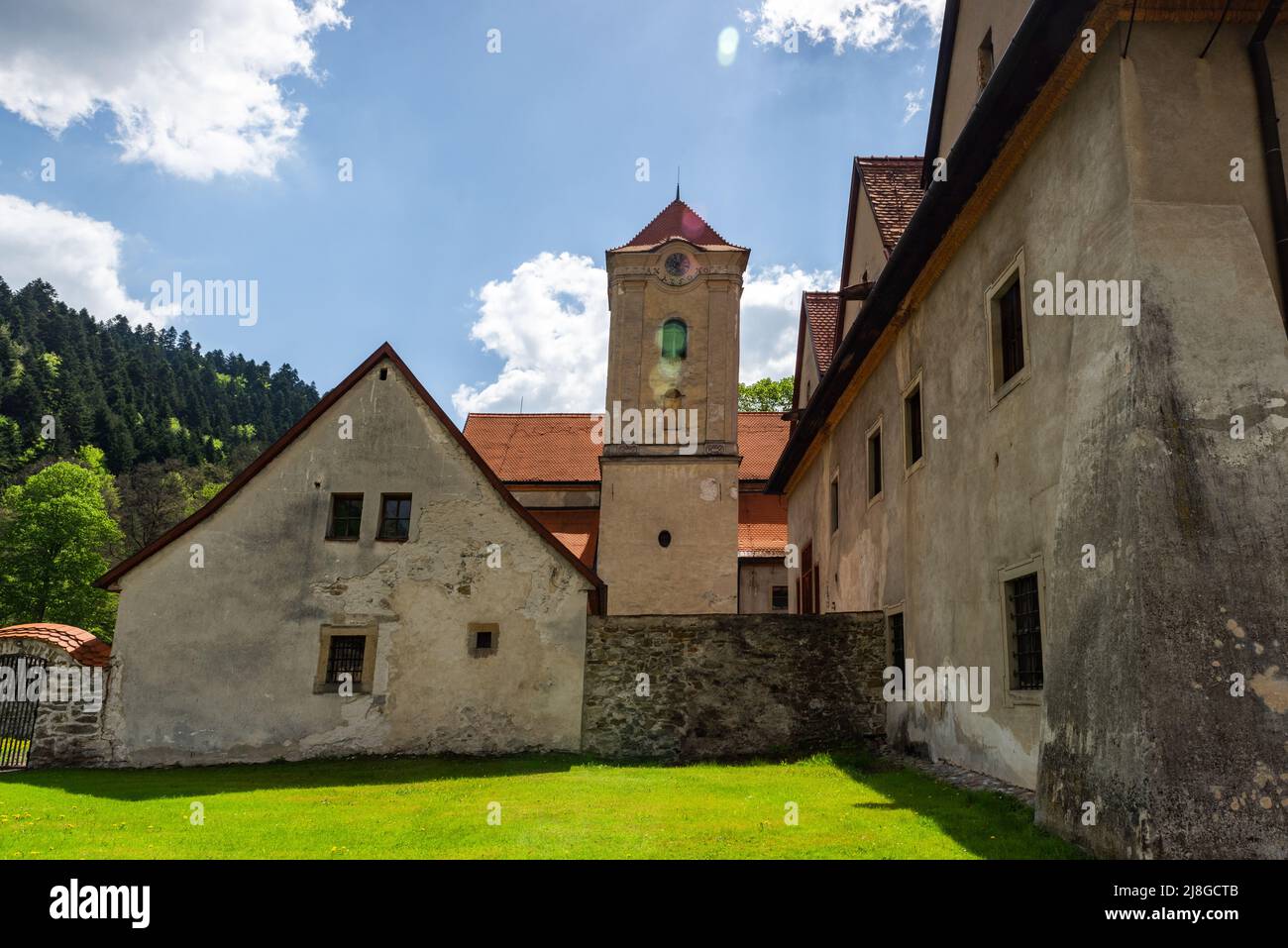 Red Monastery in Slovakia. Pieniny Mountains Architecture and Landmarks ...