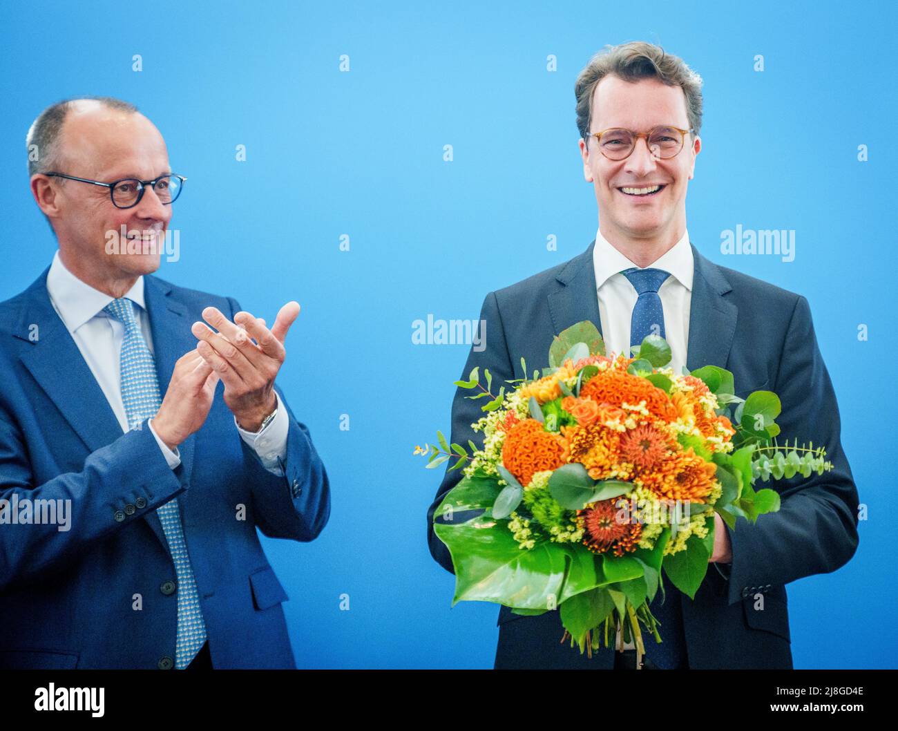 Berlin, Germany. 16th May, 2022. Hendrik Wüst (CDU), Minister President ...