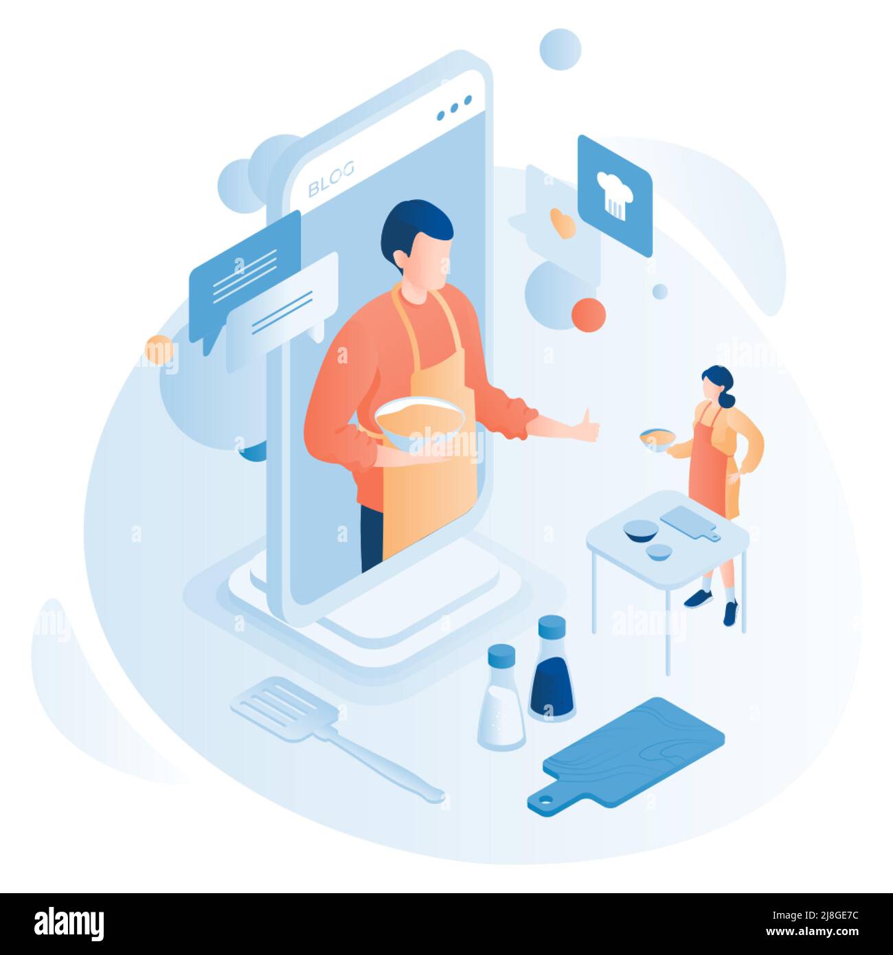 Blog woman Stock Vector Images - Alamy