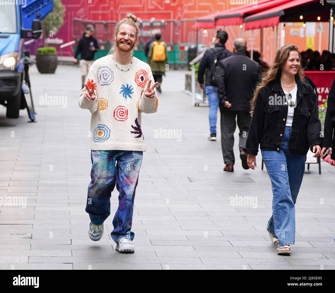 Sam Ryder, who finished second in the final of the Eurovision 2022 Song ...