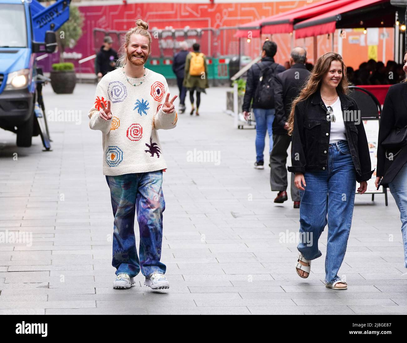 Sam Ryder, who finished second in the final of the Eurovision 2022 Song ...