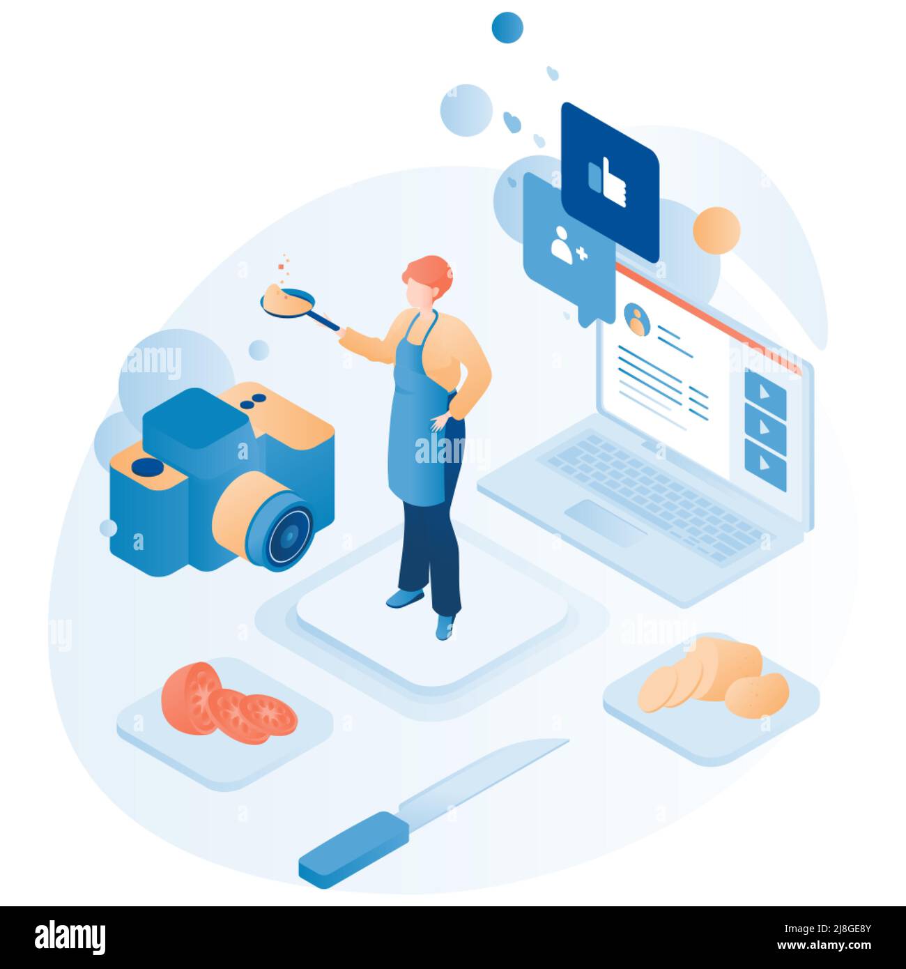 Food masterclass Stock Vector Images - Alamy