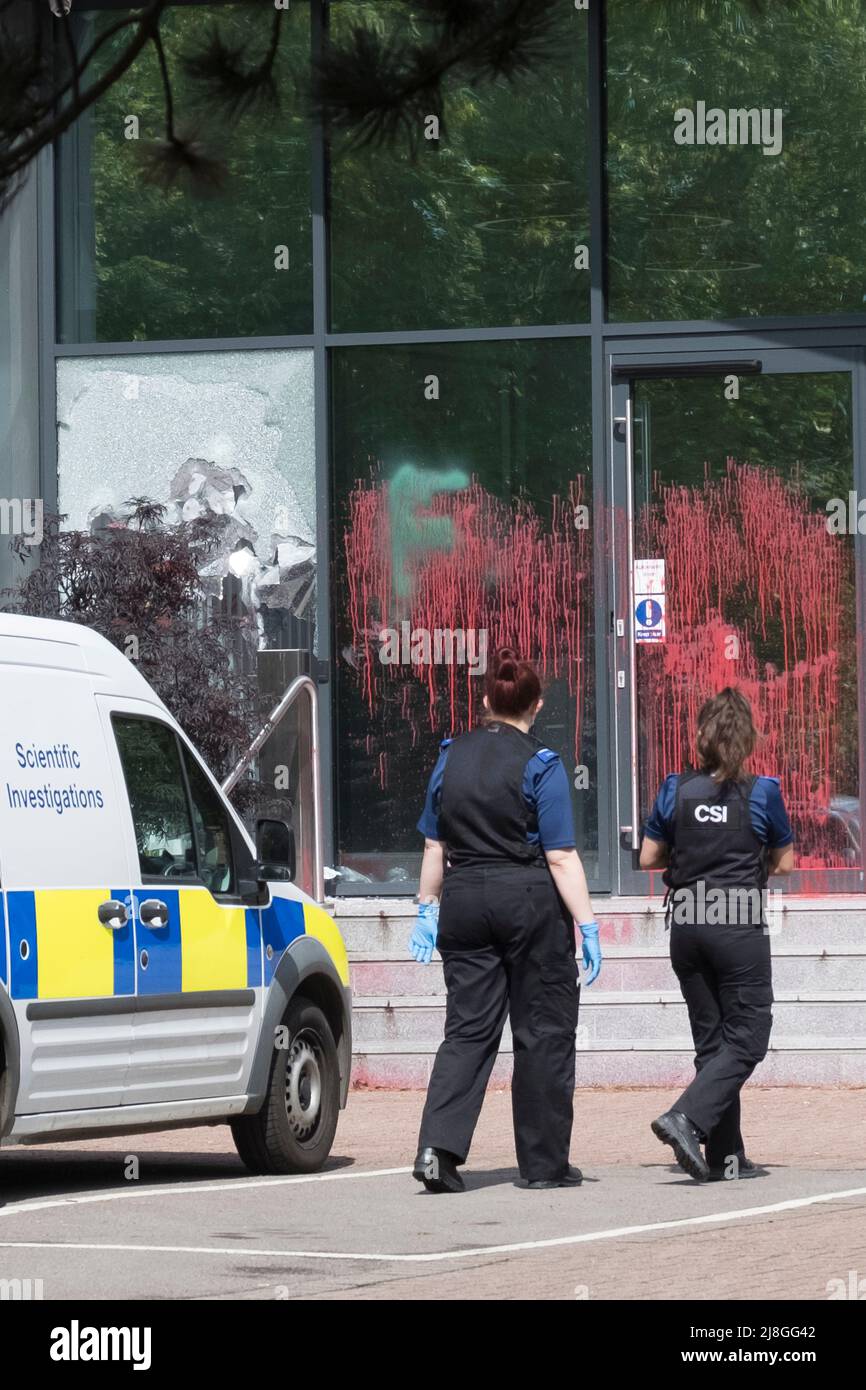 Aztec West Business Park, Bristol, UK. 16th May, 2022. Pro Palestine ...