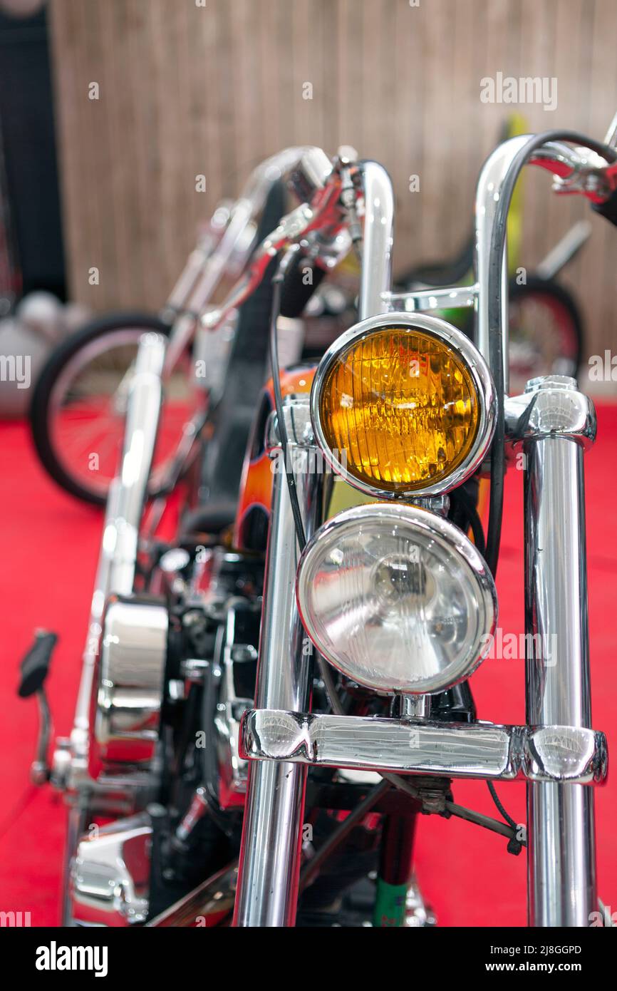 Motorcycle headlight hi-res stock photography and images - Alamy