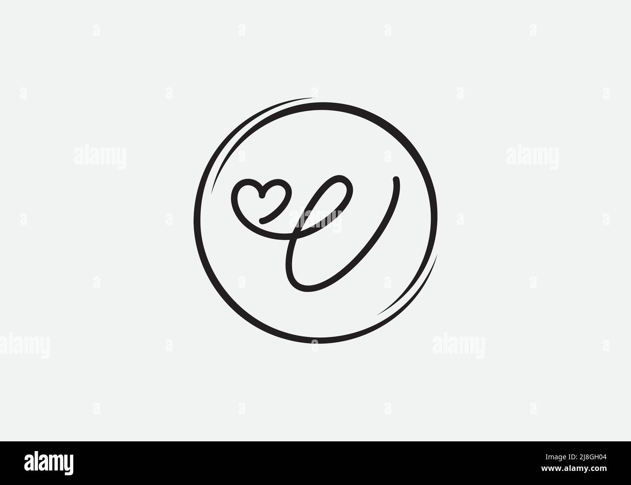 Love logo design vector hi-res stock photography and images - Alamy