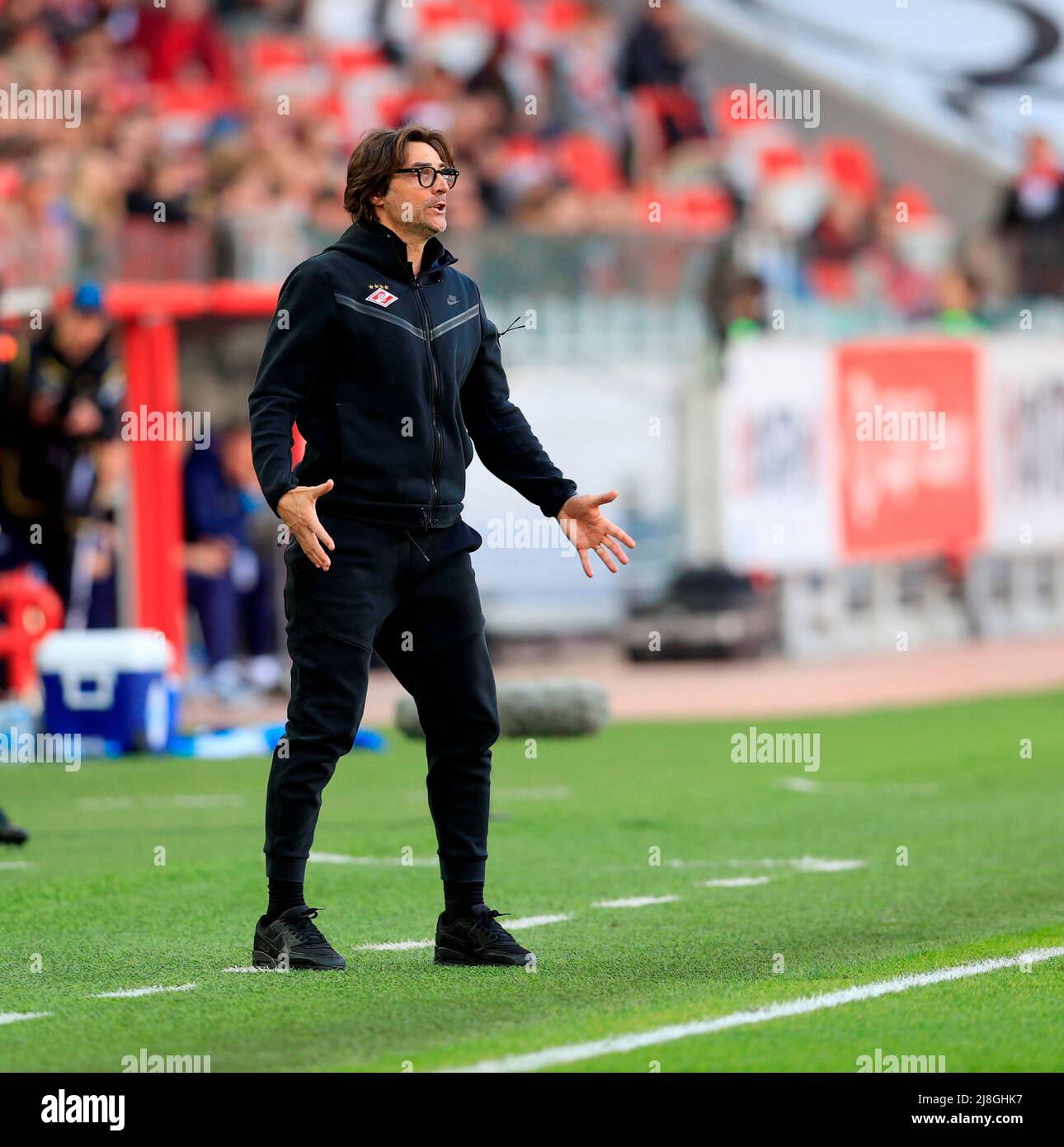 MOSCOW, RUSSIA, MAY 15, 2022. The 2021/22 Russian Football Premier ...