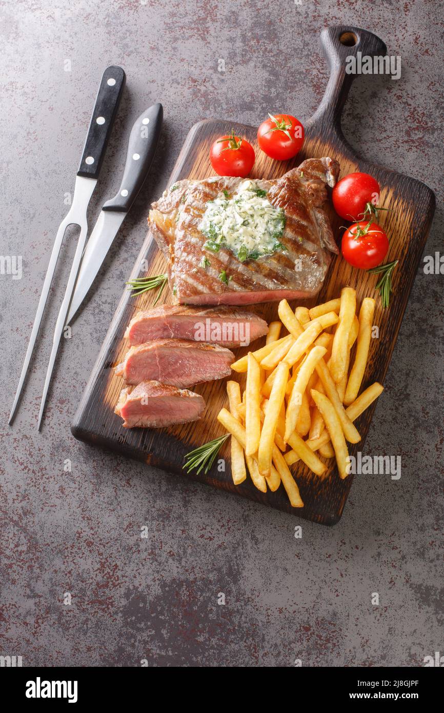 Steak frites is a dish consisting of steak paired with French fries ...