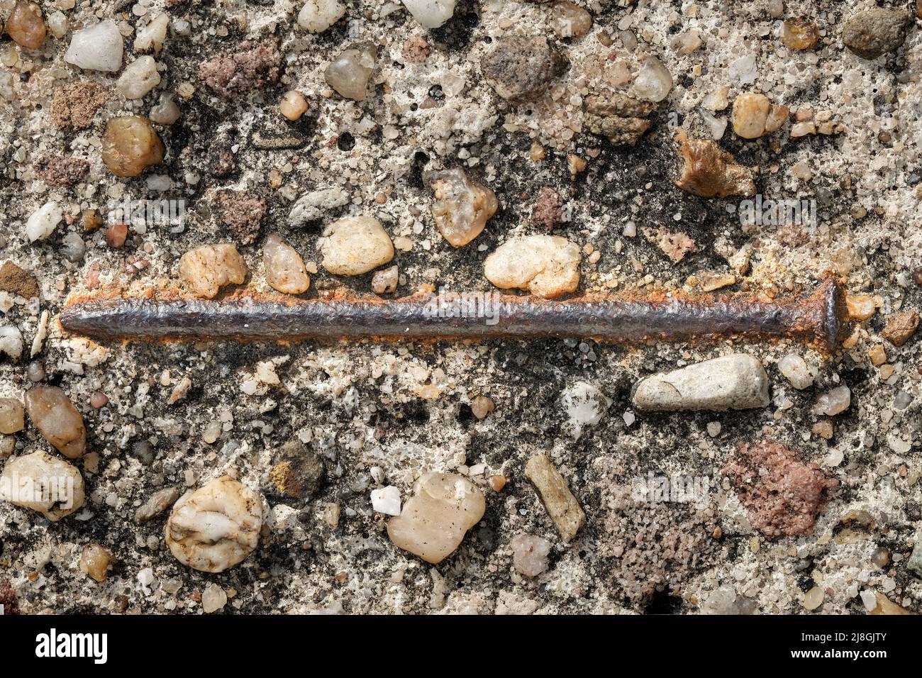 Stones embedded in concrete hi-res stock photography and images - Alamy