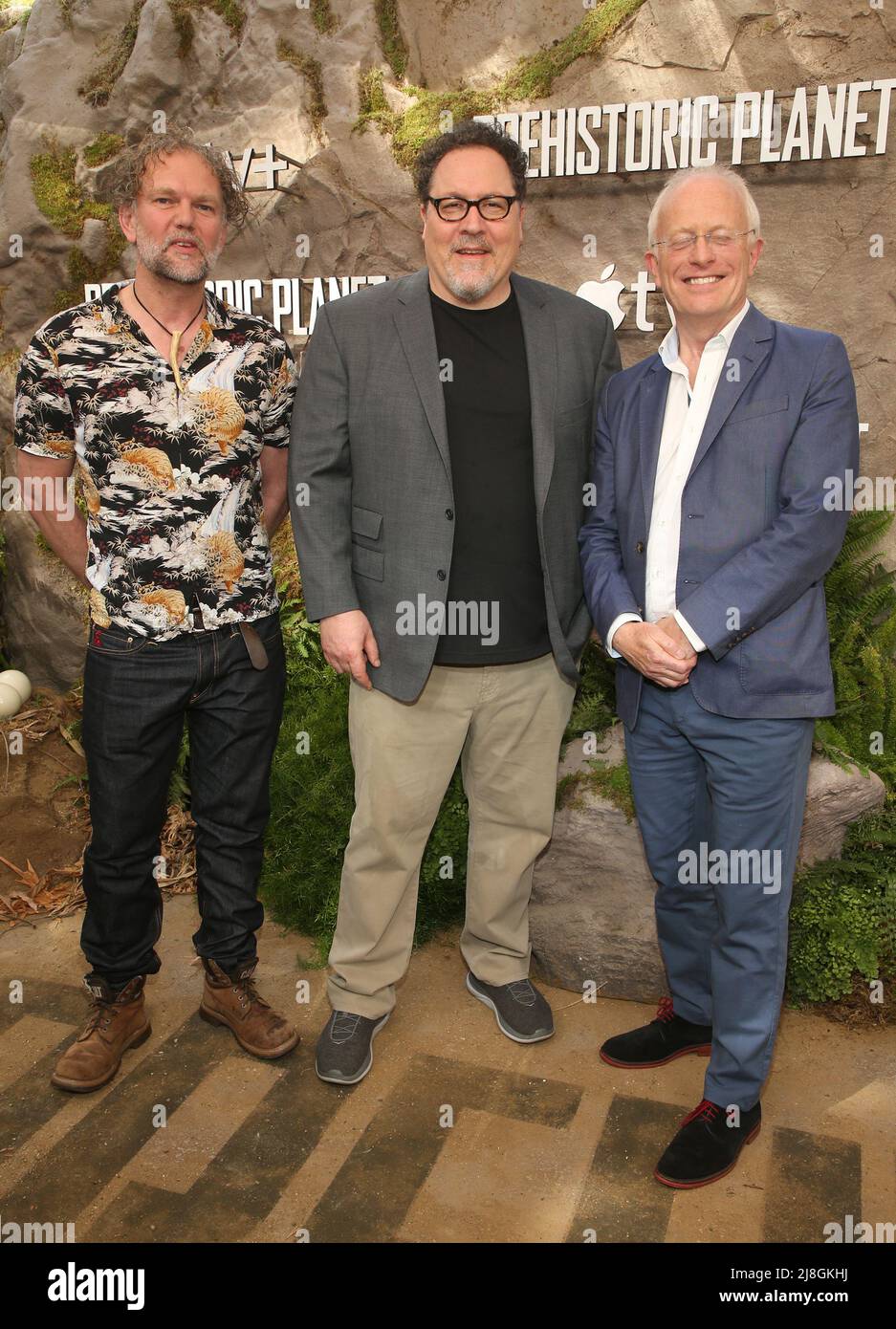 Century City, Ca. 15th May, 2022. Tim Walker, Jon Favreau, Mike Gunton ...