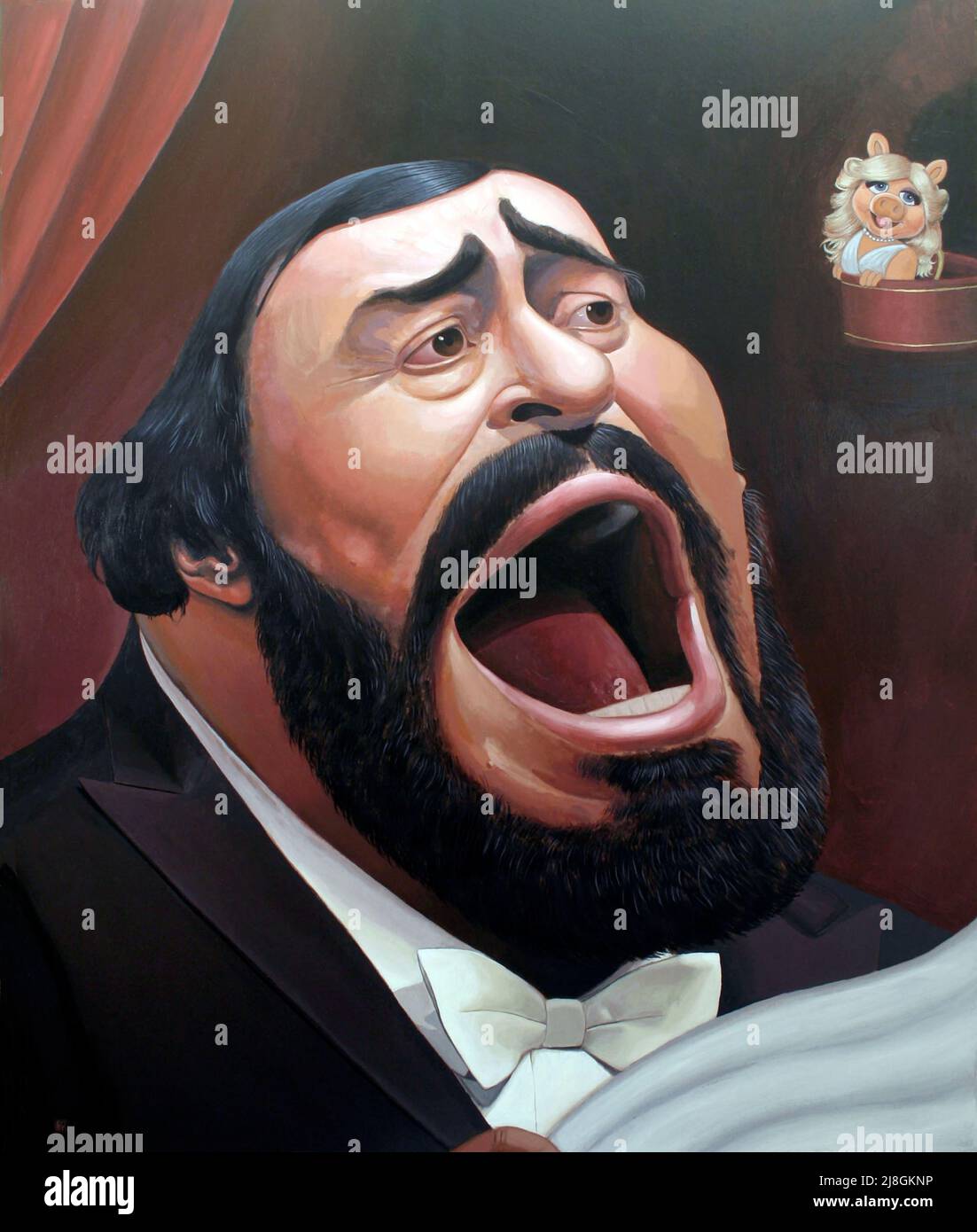 Opera singer mouth open beard celebrity music luciano pavarotti hi-res ...