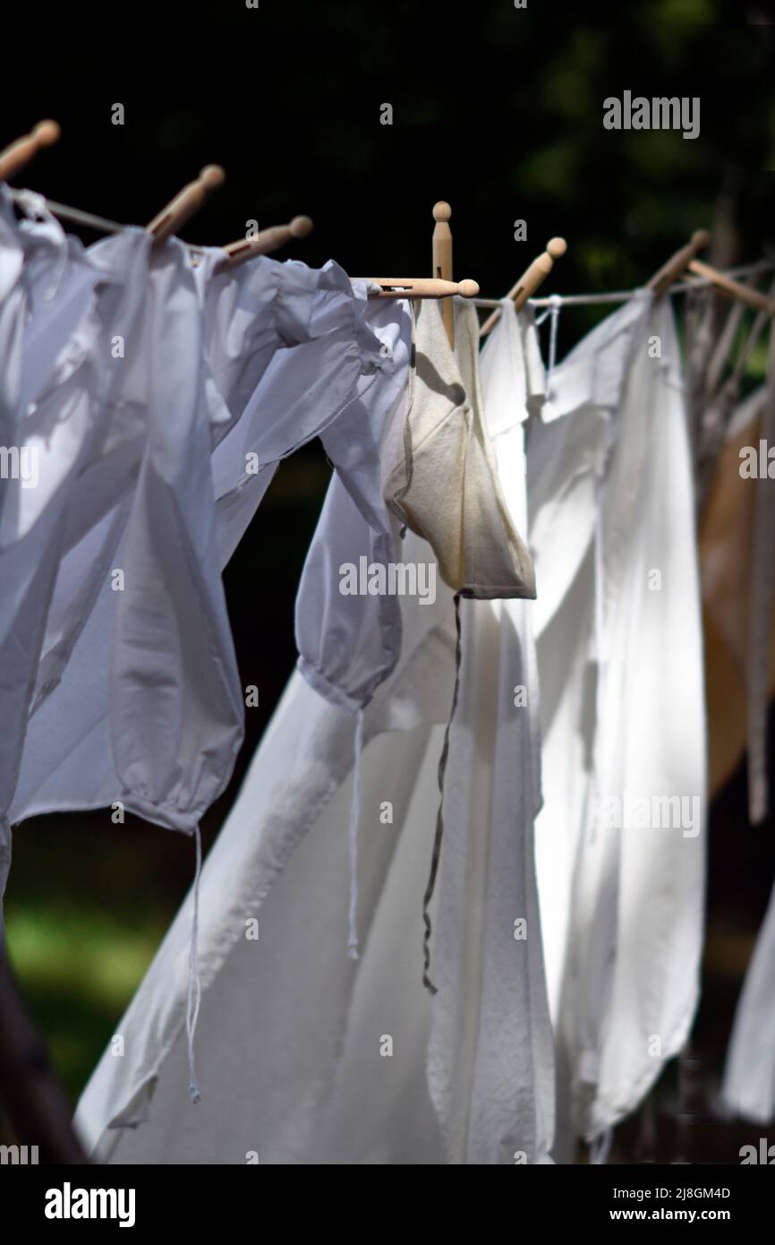 Sheets blowing in the wind hi-res stock photography and images - Alamy