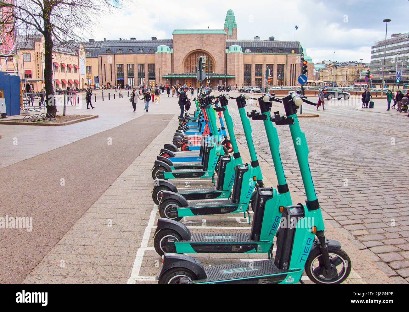 E scooter parking hi-res stock photography and images - Alamy