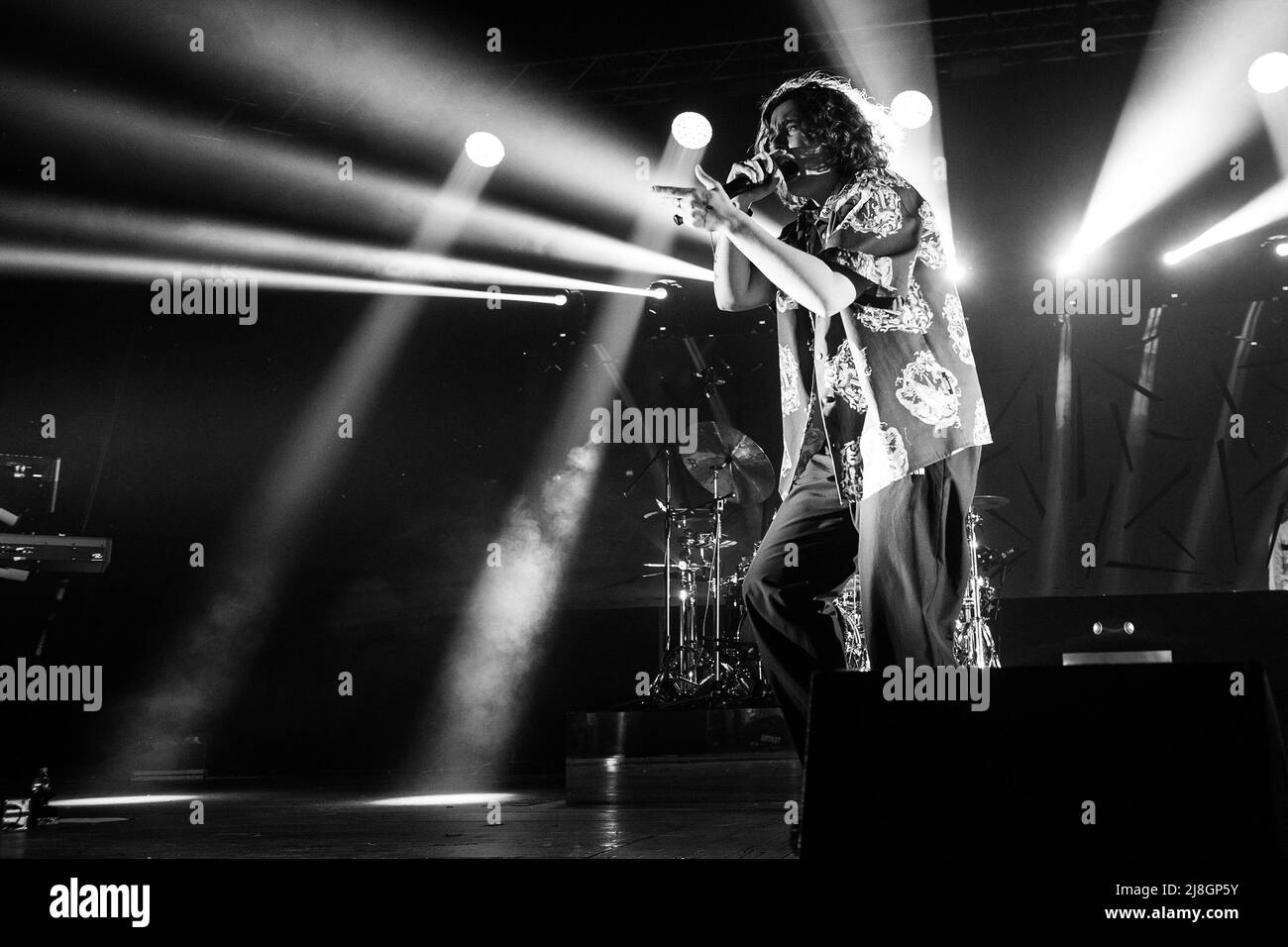 Rapper On Stage White