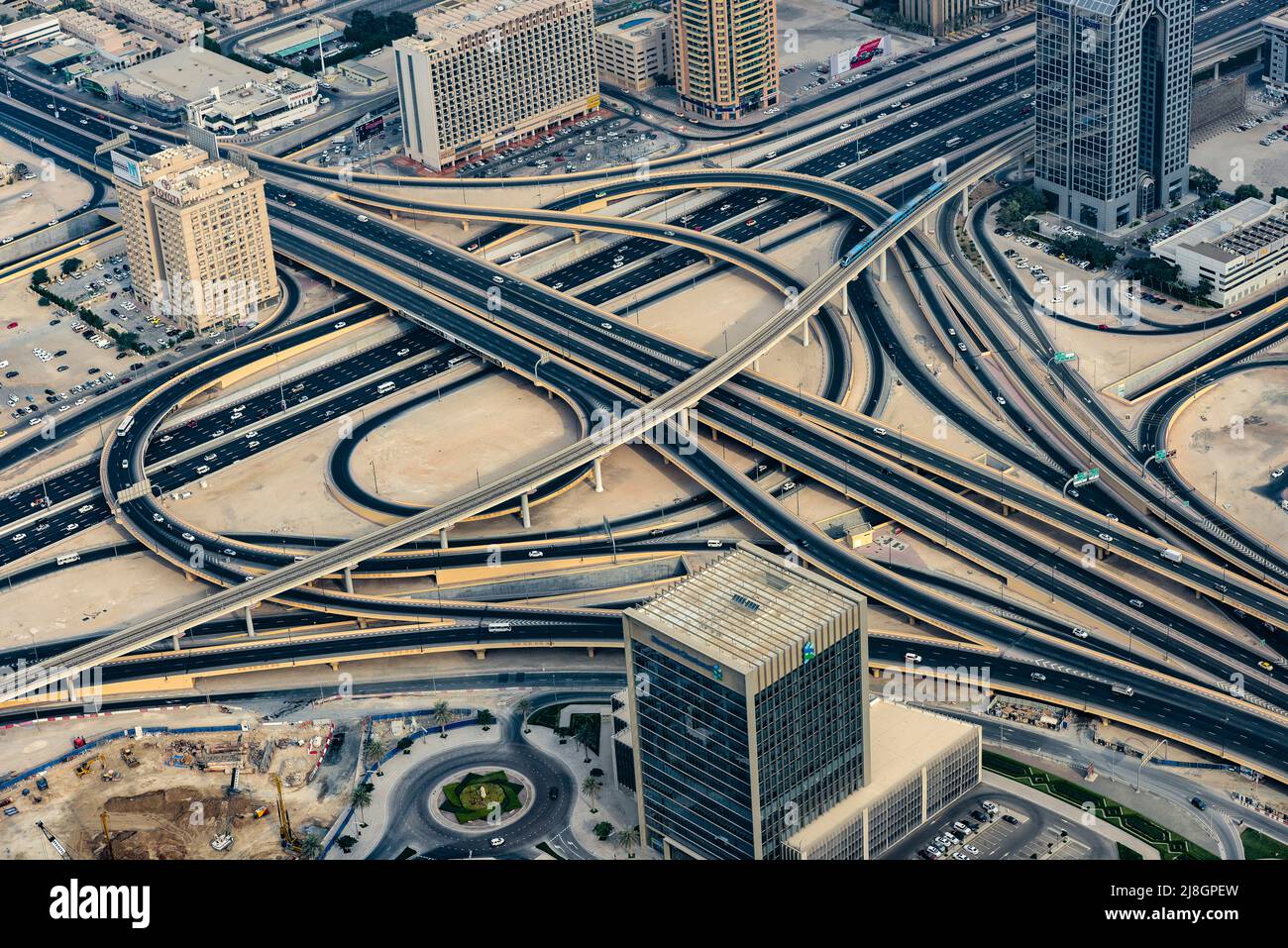 Dubai arial view hi-res stock photography and images - Alamy