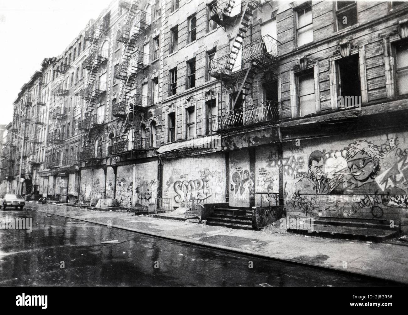 ALPHABET CITY in the East Village in a state of severe urban decay ...