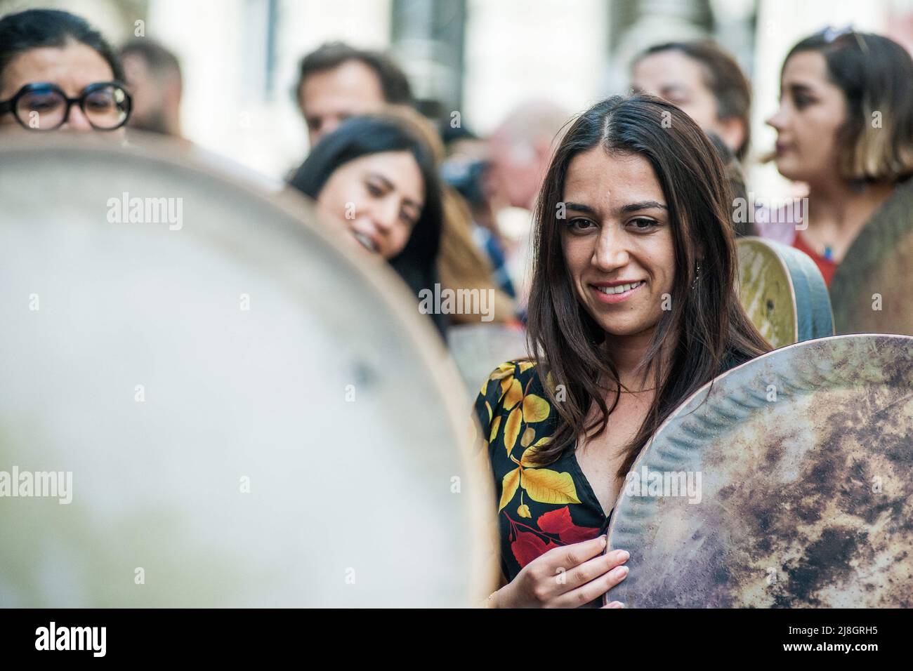 The first edition of Kurdish Cultural Festival In Paris, France, on May ...