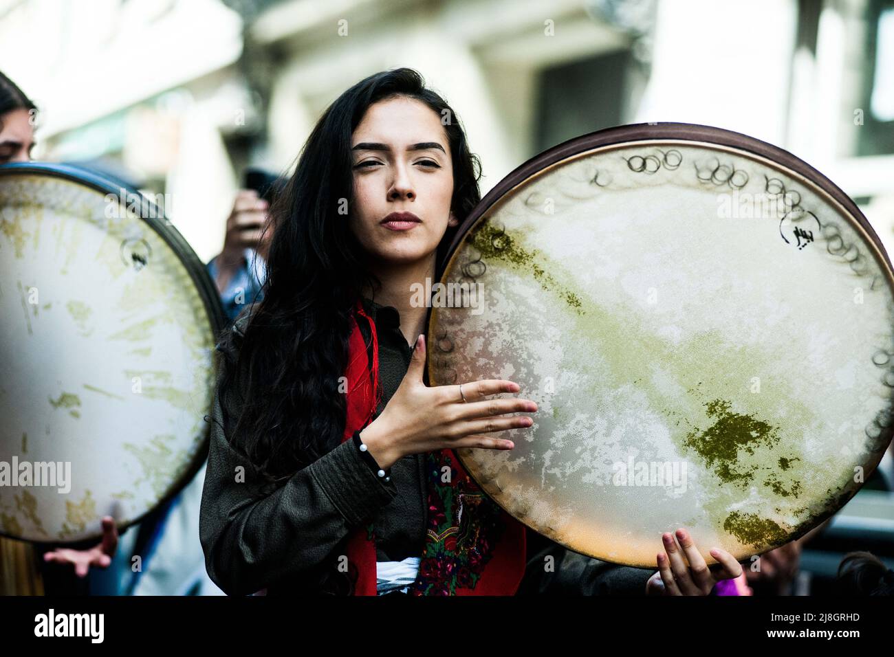 The first edition of Kurdish Cultural Festival In Paris, France, on May ...