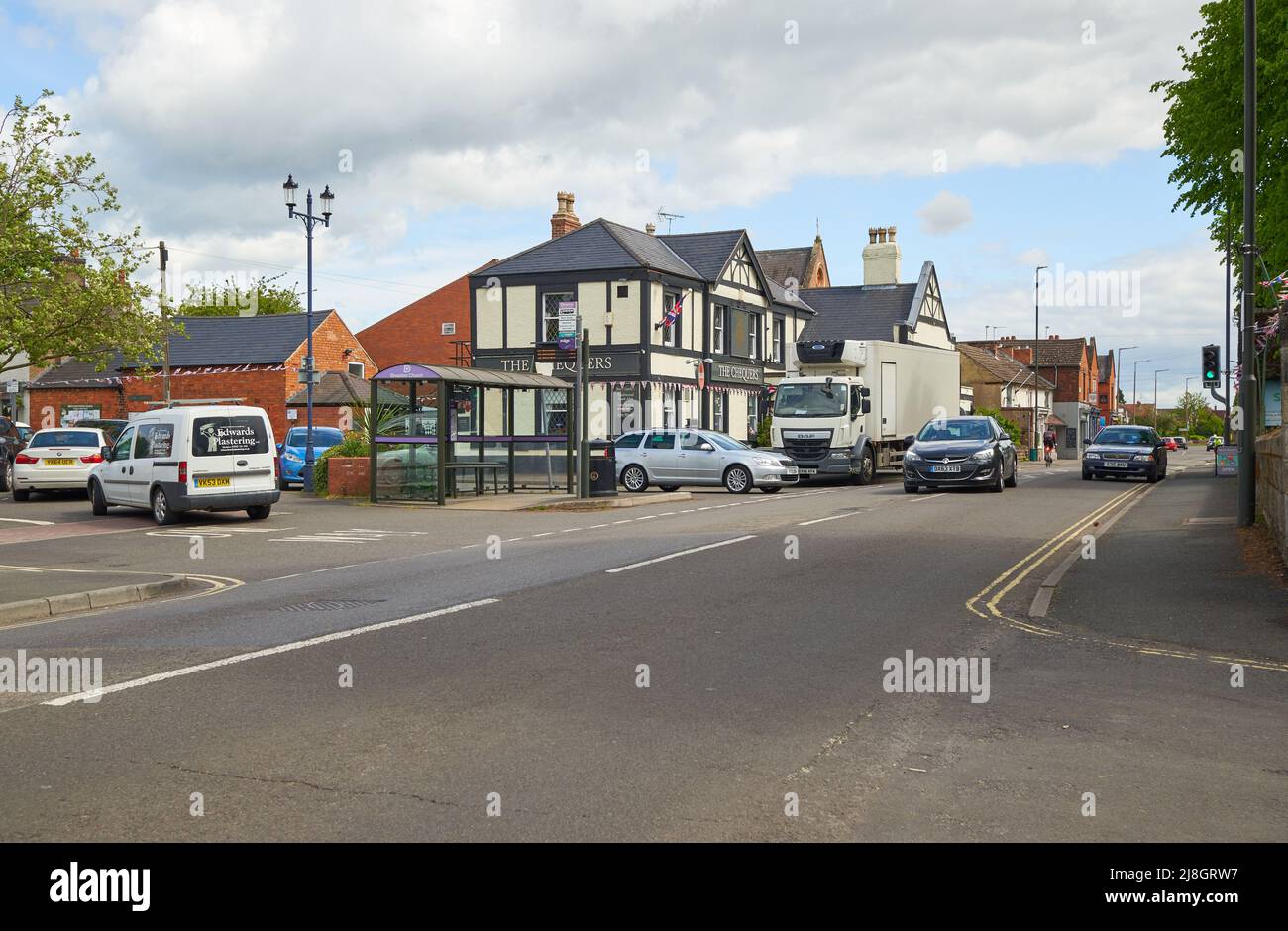 Big village pub in Breaston, Derbyshire, UK Stock Photo - Alamy